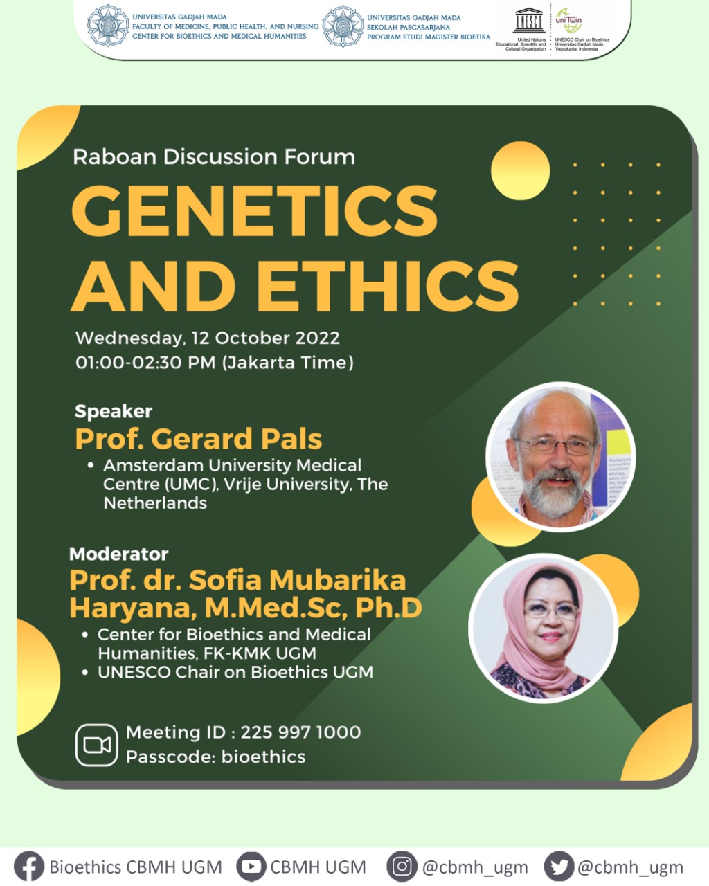Genetics and Ethics – Center for Bioethics and Medical Humanities